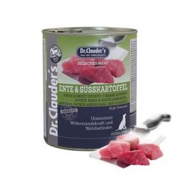 Dr. Clauder's Dr. Clauder's Selected Meat Ente & S&uuml;&szlig;kartoffel - 12x 800g