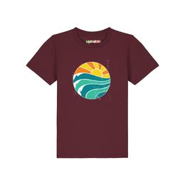 Watabout.kids T-Shirt 'Summer Sun' Jungen Gr&ouml;&szlig;e 116 dunkelgelb / petrol / dunkelorange / bordeaux
