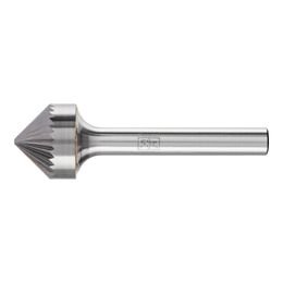 Pferd TOOLS Hartmetall Fr&auml;sstift Kegelsenk KSK 90&deg; &Oslash; 16x08 mm Schaft-&Oslash; 6 mm Z3 universal mittel (21115436)