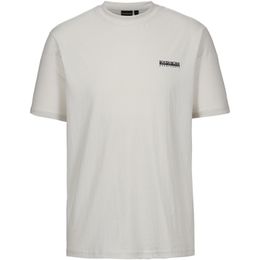 Napapijri S-small Box T-Shirt Herren - Gr&ouml;&szlig;e M - beige