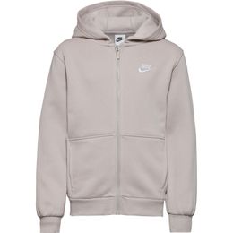 Nike Club Sweatjacke Kinder - Gr&ouml;&szlig;e 128/134 - beige
