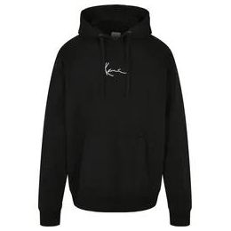 Rundhalspullover Karl Kani "Karl Kani Herren KKMQ12006 KK Signature Hoodie", Herren, Gr. XXL, schwarz, 65% Baumwolle, 35% Polyester, mehrfarbig, normal, ohne Ausschnitt, Pullover Rundhalspullover