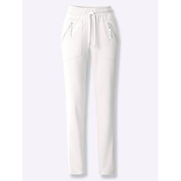 sheego Gro&szlig;e Gr&ouml;&szlig;en Schlupfhose in Stretch-Qualit&auml;t, ecru, Gr&ouml;&szlig;e 23 - Damen