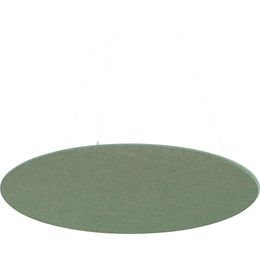 eurokraft basic Akustik-Deckenplatte, PET-Filz, &Oslash; 1200 mm, runde Form, petrol, ab 10 Stk