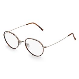 Fielmann BD 422 PANTO CL Brille Unisex | Fassung: Vollrand, Panto, Havanna Gold