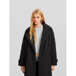 Bershka Mantel Damen Gr&ouml;&szlig;e XS/S anthrazit