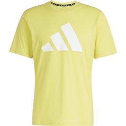 Adidas TR-ES FR LOGO Funktionsshirt Herren - Gr&ouml;&szlig;e XXL - gelb