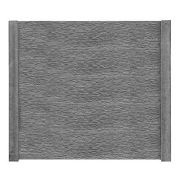 Beckers Betonzaun Betonzaunplatte 'Standard Rockstone' 200 x 38,5 x 3,5 cm grau