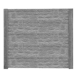 Beckers Betonzaun Betonzaunplatte Standard Romania Grau 200 x 38,5 x 3,5 cm hohe Stabilit&auml;t, lange Lebensdauer, sehr pflegeleicht, guter Schallschutz