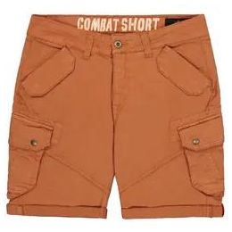 Shorts Alpha Industries "Combat Short", Herren, Gr. 30, Normalgr&ouml;&szlig;en, braun (hazel braun), Obermaterial: 98% Baumwolle, 2% Elastan; Futter: 100% Baumwolle, Hosen Shorts
