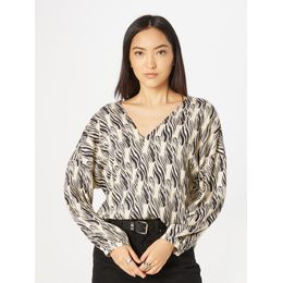 Sisley Bluse Damen Gr&ouml;&szlig;e S kitt / schwarz