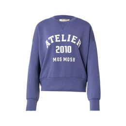 MOS MOSH Sweatshirt 'MMNima' Damen Gr&ouml;&szlig;e L blau / wei&szlig;