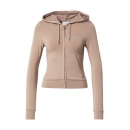 Juicy Couture Sweatjacke 'OOLA' Damen Gr&ouml;&szlig;e S taupe / transparent