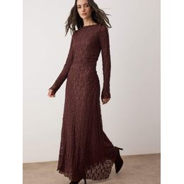 Trendyol Kleid Damen Gr&ouml;&szlig;e 36 dunkelbraun Winterkleid