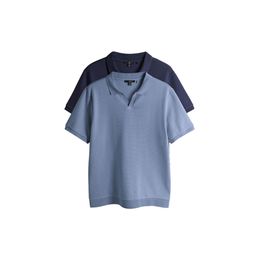 The Set Poloshirt Herren Gr&ouml;&szlig;e XXXL blau / navy