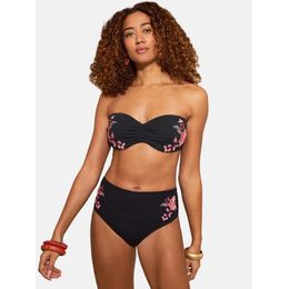 Love & Roses Bikini Damen Gr&ouml;&szlig;e L tanne / rosa / schwarz