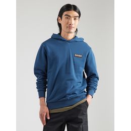 Napapijri Sweatshirt 'BASILE' Herren Gr&ouml;&szlig;e XL blau / nachtblau