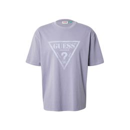 GUESS Originals T-Shirt Herren Gr&ouml;&szlig;e XXL pastellblau / flieder