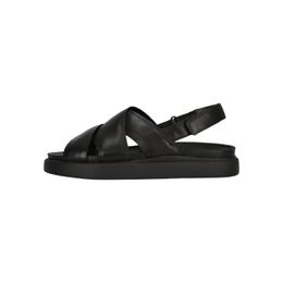 Clarks Damen Sandale "Aristella", Gr. 41schwarz, Leder, Schuhe, mit bequemem Stretch-Riemen