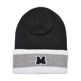 Urban Classics Damen Beanie "Urban Classics Unisex College Team Beanie"schwarz, erdgrau, wei&szlig;, Kunstfaser, M&uuml;tzen