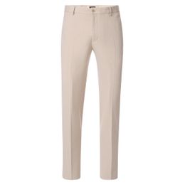 Venti Herren Chinohose "Venti Hose uni", beige, Gr. 58, 65% Polyester, 31% Viskose, 4% Elasthan, Hosen