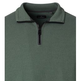 Casamoda Herren Sweatshirt "Casamoda Sweattroyer uni", gr&uuml;n, Gr. M, 90% Baumwolle, 10% Polyester, Sweatshirts