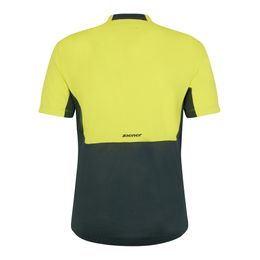 Ziener Herren Radtrikot "NARIUS-Z", gelb, Gr. 52, Obermaterial: 85% Polyester, 15% Baumwolle. Obermaterial 2: 100% Polyester, Trikots