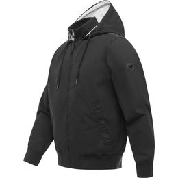 Ragwear Herren Outdoorjacke "Crusien Hood YOUMODO", schwarz, Gr. L, Obermaterial: 65% Baumwolle, 35% Polyester. Innenfutter: 100% Baumwolle.