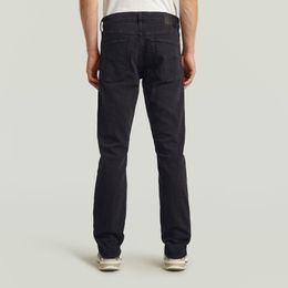G-Star Raw G-STAR Herren Regular-fit-Jeans "3301 Straight Tapered"washed schwarz, Gr. 31, Denim/Jeans, Obermaterial: 98% Baumwolle, 2% Elasthan, Jeans