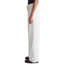 Marc O'Polo Damen Weite Jeans "aus weichem Organic-Cotton-Lyocell-Mix", wei&szlig;, Gr. 31, MARC O'POLO DENIM, unifarben, Obermaterial: 67% Baumwolle, 33% Lyocell,