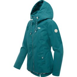 Ragwear Damen Outdoorjacke "Monadde", gr&uuml;n, Gr. S, Obermaterial: 100% Polyester. Innenfutter: 100% Polyester, Jacken, Wasserdichte &Uuml;bergangsjacke mit