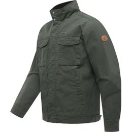 Ragwear Herren Anorak "Murpho Vintage", gr&uuml;n, Gr. L, Cord, Obermaterial: 100% Baumwolle. Futter: 100% Polyester, Jacken, Geradlinige &Uuml;bergangsjacke