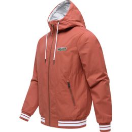 Ragwear Herren Outdoorjacke "Stewan YOUMODO", rot, Gr. L, Obermaterial: 65% Baumwolle, 35% Nylon. Innenfutter: 100% Baumwolle. &Auml;rmelfutter: 100%