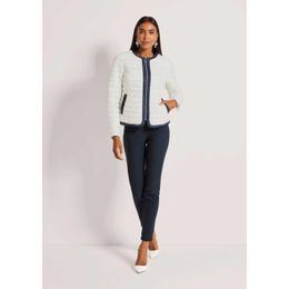 Madeleine Mode MADELEINE Damen Kurzjacke "Steppjacke Leichte &Uuml;bergangsjacke mit F&uuml;tterung", wei&szlig;, Modern, Gr. 40, Obermaterial: 100% Polyamid PA., Jacken,