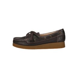 Clarks Damen Bootsschuh "Wallabee EVO Sea", Gr. 41dunkelbraun, Leder, Schuhe, mit angenehmer Sohle mit Krepp-Effekt