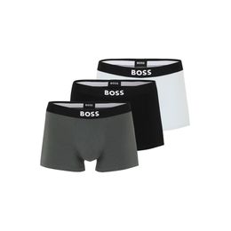 BOSS Boxershorts 'David Beckham' Herren Gr&ouml;&szlig;e XL dunkelgrau / schwarz / wei&szlig;