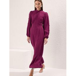 Trendyol Kleid Damen Gr&ouml;&szlig;e 44 cyclam Winterkleid