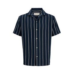 Jack & Jones Plus Jack & Jones Plus Hemd 'JORCOBA' Herren Gr&ouml;&szlig;e 7XL nachtblau / wei&szlig;