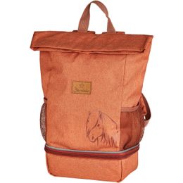 Kinderrucksack Sterntaler "Pferd Sunny", Kinder, Gr. B/H/T: 31cm x 36cm x 13cm, braun (lehmbraun), Polyester, Rucks&auml;cke