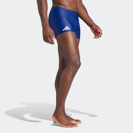 Badehose adidas Performance "SOLID BOXER-", Herren, Gr. 8 (L), N-Gr, blau (dunkelblau, wei&szlig;), Obermaterial: 78% Polyamid, 22% Elasthan, Badehosen Badehose