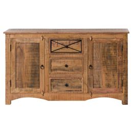 Sideboard Akazie 150x38x85 natur versiegelt NATURE OF SPIRIT #205