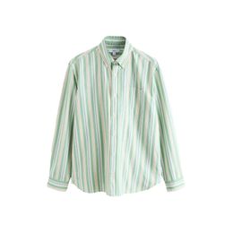 next Button Up Shirt male size 4XL Royal blue / Light green / Ruby red / White