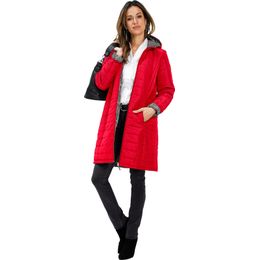 CR&Eacute;ATION L Damen Steppmantel mit Wende-Funktion rot Gr&ouml;&szlig;e 40