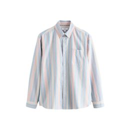 next Button Up Shirt male size XS Light blue / Rose