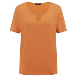 Peter Hahn - Rundhals-Shirt, orange, Gr. 44 / L