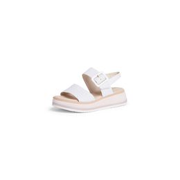 Gabor - Plateau-Sandale, weiss, Gr. 40 - Leder
