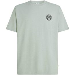 O`Neill O'NEILL SLUB BACK PRINT T-Shirt Herren - Gr&ouml;&szlig;e S - gr&uuml;n
