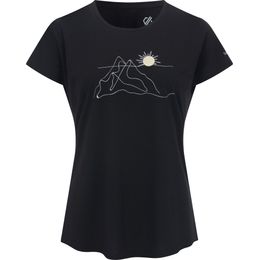 Dare2b Serenity Damen Lightweight T-Shirt schwarz 38 - Damenshirts, -blusen & -pullover von Dare 2b