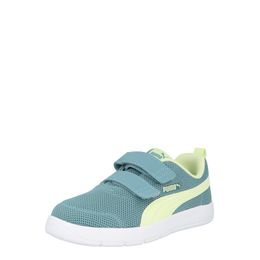 Puma Sneaker 'Courtflex V3 Mesh PS' Jungen Gr&ouml;&szlig;e 35 blau / hellgr&uuml;n