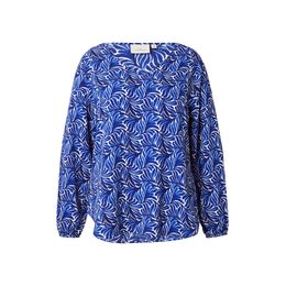 Only Carmakoma Bluse 'CARVICA' Damen Gr&ouml;&szlig;e XXXL navy / wei&szlig;